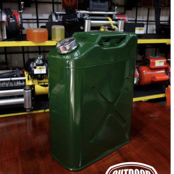 Jual Jerigen Besi / Steel Jerrycan / Oil Tank kapasitas 20 ltr tutup ...