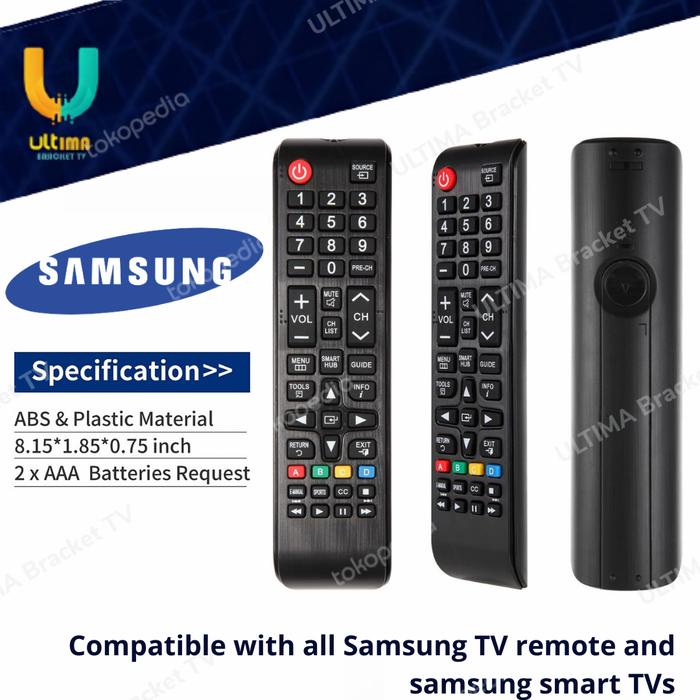 Jual Remote Remot TV Samsung Tabung LCD LED Original Bisa untuk semua ...