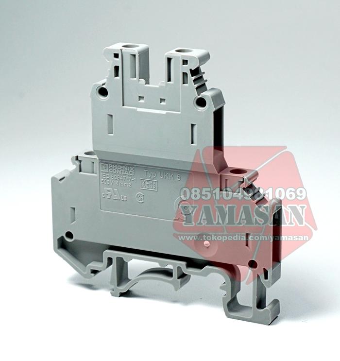 Jual Phoenix Contact UKK5 2774017 Terminal Blok Double Deck UKK 5 ...