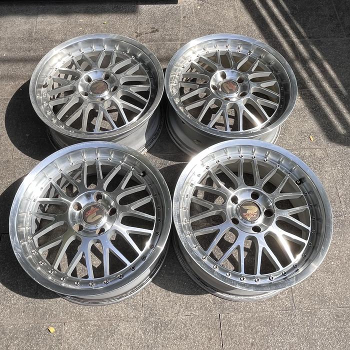 Jual Velg BMW BBS LM r18 5x120 polish face supercopy for E36 E46 E90 F30 - Kab. Bekasi ...