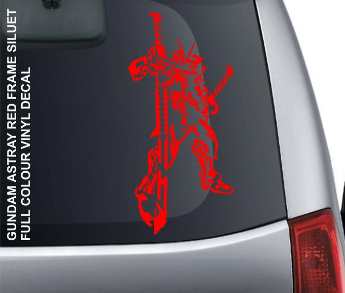 Jual Sticker Cutting Gundam Astray Red Frame Siluet - Full Colour, Big ...