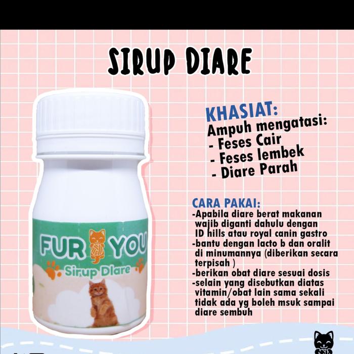 Jual Fur You Sirup Diare, Obat kucing mencret diare ampuh - Jakarta ...