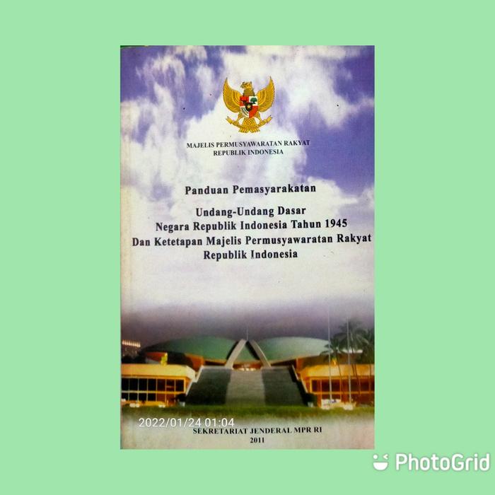 Jual Panduan Pemasyarakatan Undang-undang Dasar Negara Ri Tahun 1945 Di Seller Noelle ...