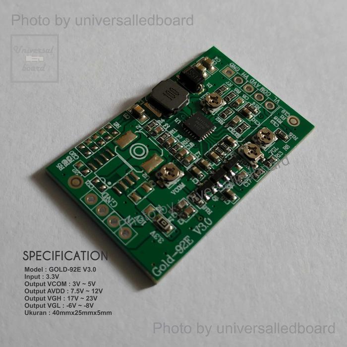 Jual Gacun Tcon Boost Module Lcd Vcom Vgl Vgh Avdd Adjustable Input 3 ...