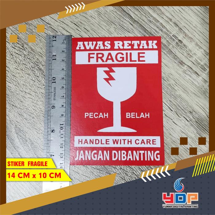 Jual Stiker Fragile, Sticker Fragile, Fragile, Fragil, Stiker, Sticker ...