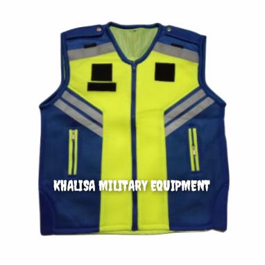 Jual rompi safety rompi touring rompi dinas rompi tebal - biru hijau, S ...