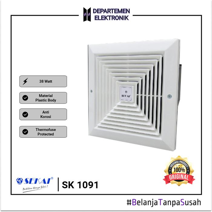 Jual Sekai MVF1091 – Ceiling Exhaust 10 inch - Kota Tangerang - Departemenelektronik | Tokopedia