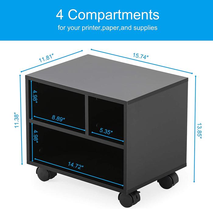 Jual Meja Printer Dan Scanner Dudukan Printer Dilengkapi 4 Roda ...