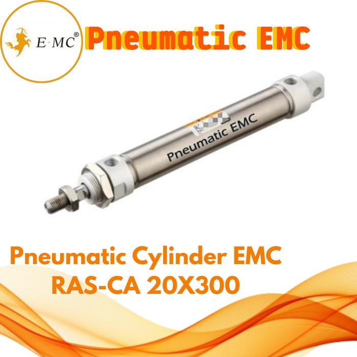Jual Mini Cylinder pneumatic EMC RAS-CA 20X300 - Jakarta Barat ...