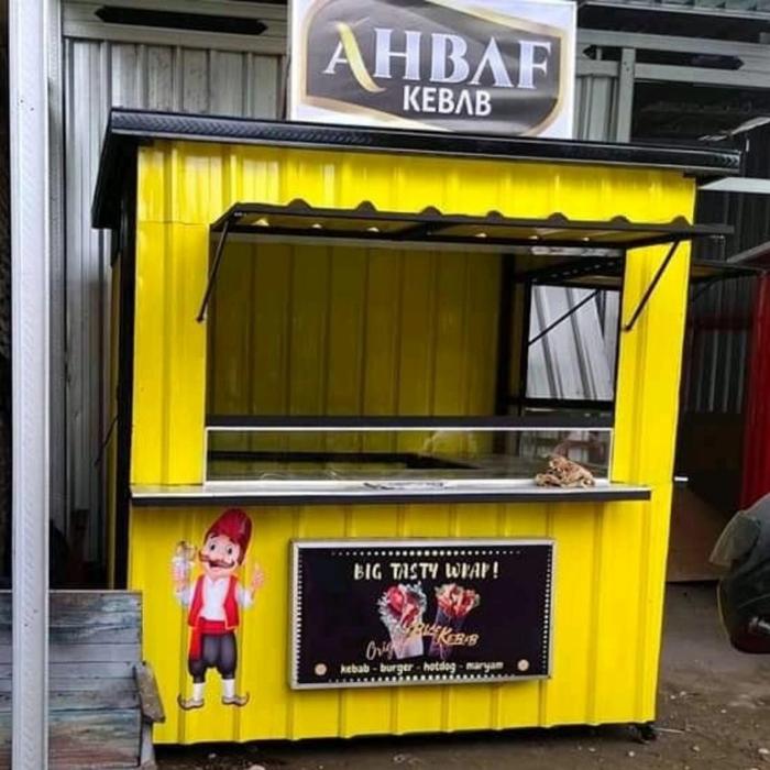 Jual Jual Booth Container Rombong Gerobak Kontainer Rombong Container ...