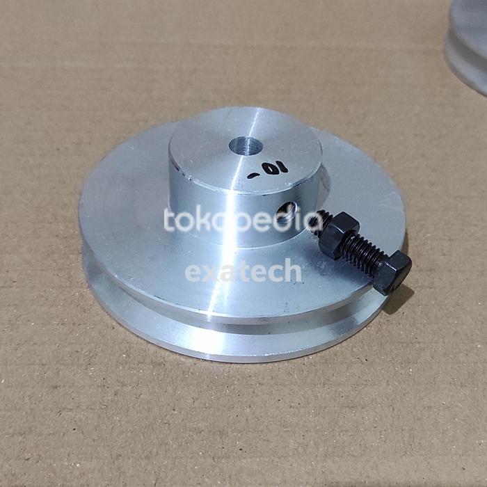 Jual Pulley puli pully A1 - 4 inch as 10 mm pully alumunium - Jakarta ...