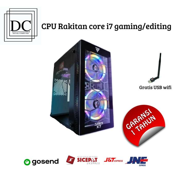Jual CPU / PC RAKITAN INTEL i7 Cocok buat Gaming - design - editing Murah - pc only 1tb - Kota ...