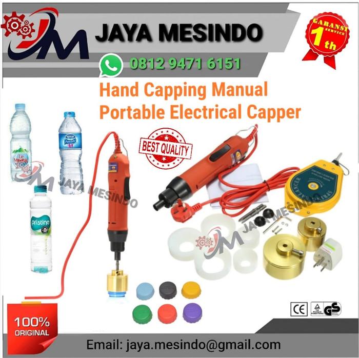 Jual Mesin Hand Capping / Penutup Botol Plastik /Portable Electrical ...