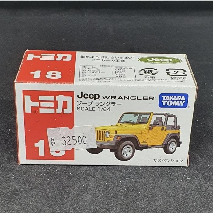 Jual Tomica Takara Tomy Jeep Wrangler No 18 - Kota Tangerang Selatan - Bebersih | Tokopedia