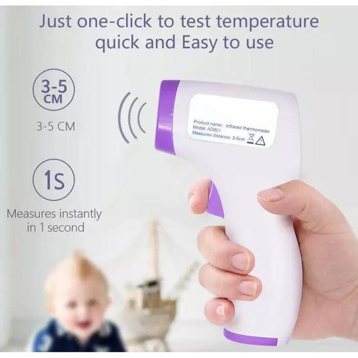 Jual Thermometer Infrared Termometer Termogun Bergaransi FDA CE 3 warna ...