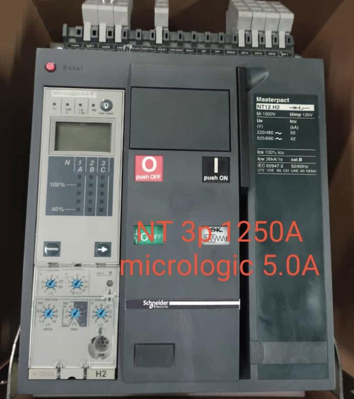 Jual Schneider ACB NT12H2 NT12 H2 3P 1250A Motorised micrologic 5.0 - Jakarta Pusat - Rasya ...