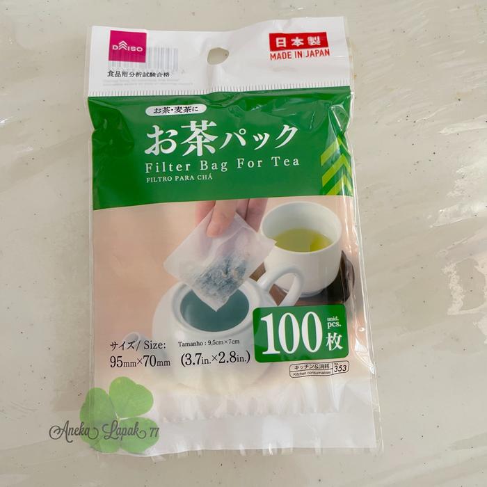 Jual Tea Bag Filter Saringan Teh Kopi Daiso - Daiso Tea Bag - Jakarta ...