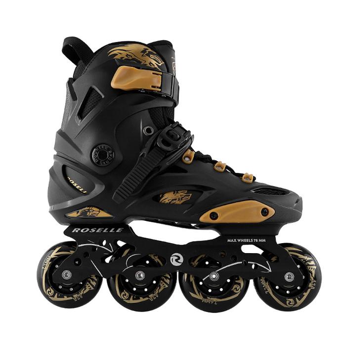 Jual Original ROSELLE Inline Skate Freestyle dewasa Pro Slalom sepatu ...