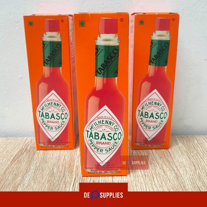 Jual Tabasco Red Pepper Sauce 60ml - Saus Cabe Tobasco Steak USA ...