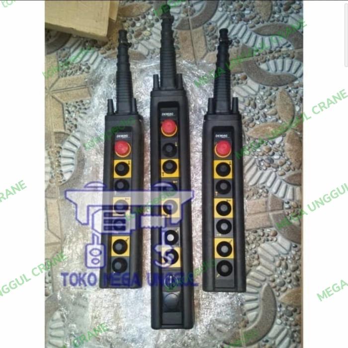 Jual PENDANT HOIST KONTROL ELECTRIK PUSH BUTTON HOIST CRANE DEMAG DST 9 ...