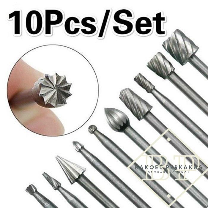 Jual Mata Bor Mini Grinder SET 10pcs Mata Mesin Gerinda Mini Tuner ...