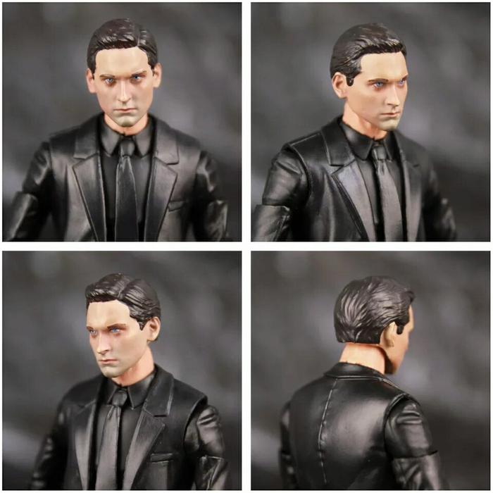 Jual Action figure spiderman bully maguire venom symbiote black suit ...