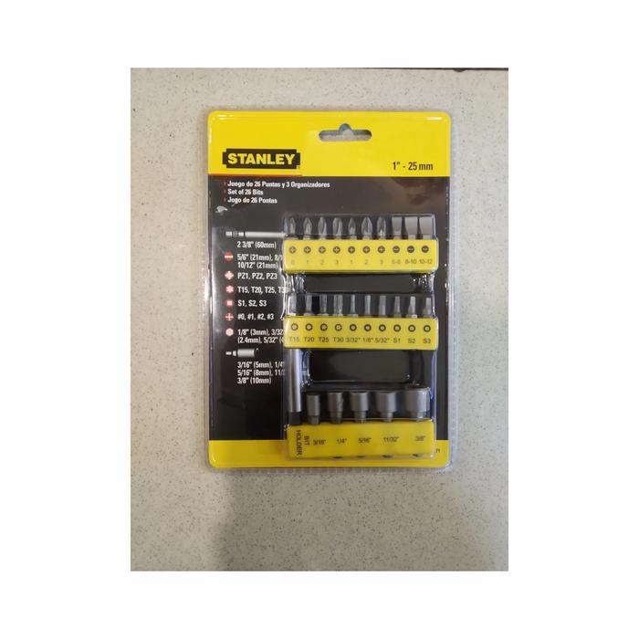 Jual Stanley 68-071-23 Screwdriver Insert Bit Set - Jakarta Barat - M10 Teknik | Tokopedia