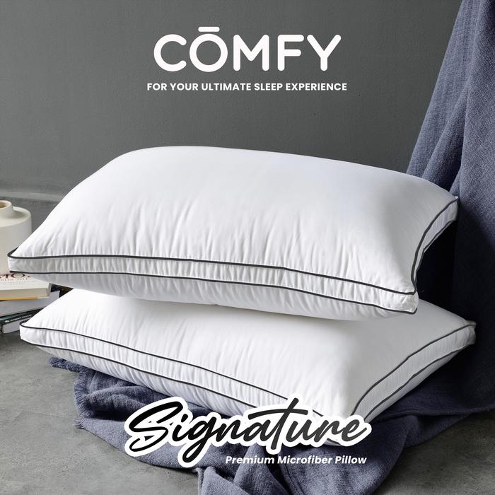 Jual Bantal Hotel Premium Microfiber Bulu Angsa Sintetis Comfy ...