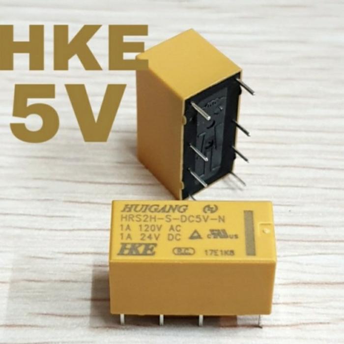 Jual Relay Kuning DPDT 5 volt 8 PinDC 5V DC 30V 1A DC 30V 2A DC 30V 2A ...