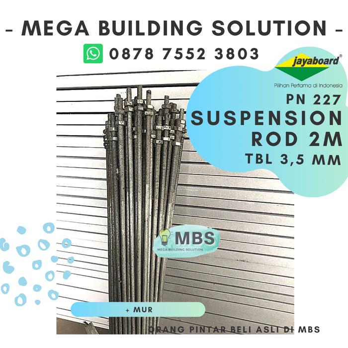 Jual Suspension Rod M4 1.5m PN 227 / Rod Drat Rangka Plafon Jayaboard ...