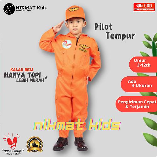 Jual Baju Pilot Anak Seragam Profesi Pilot Tempur Anak Laki Laki ...