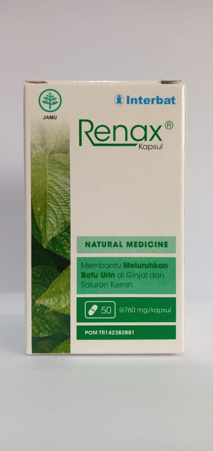 Jual RENAX ISI 50 KAPSUL - Mengatasi batu ginjal obat herbal - Kota ...