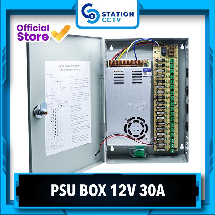 Promo PSU Box 30A 12V / Switching Power Supply Box 30 Ampere - Jakarta ...