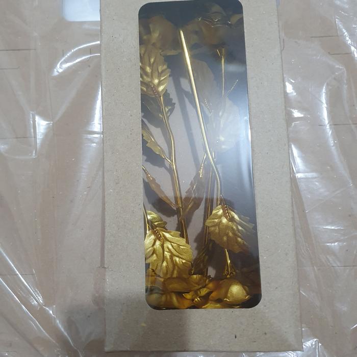 Jual bunga rose gold mawar emas souvenir birthday gift - box - Kota ...