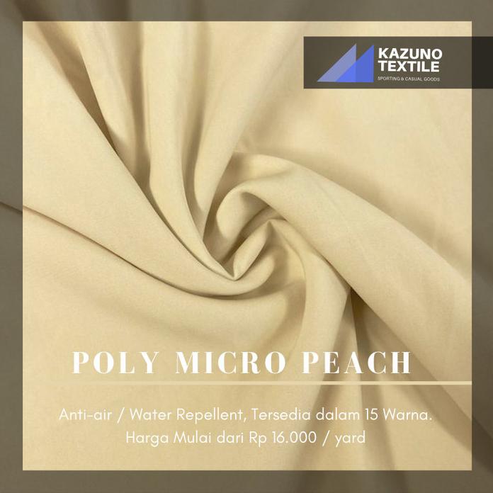 Jual Bahan Kain Poly Micro Peach / Micro Fiber - Jakarta Utara - Kazuno ...