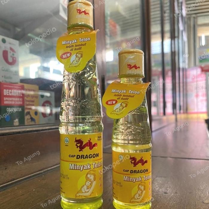 Jual Minyak Telon Cap Dragon 100 ml-menghangatkan badan, meredakan ...