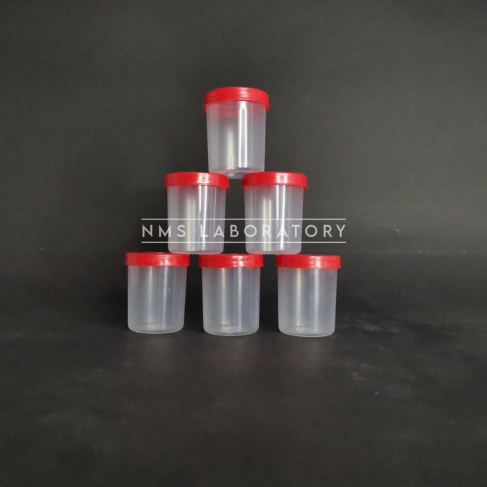 Jual Pot sampel/sample/urin/botol organ 20 ml tutup merah - Kota Malang ...