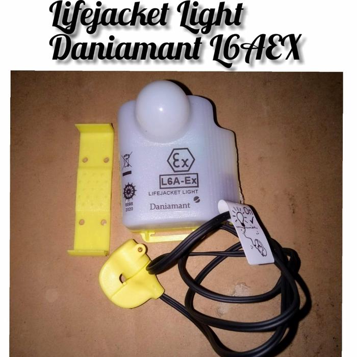 Jual ORIGINAL Lifejacket Light Daniamant L6AEX / Lampu Lifejacket ...