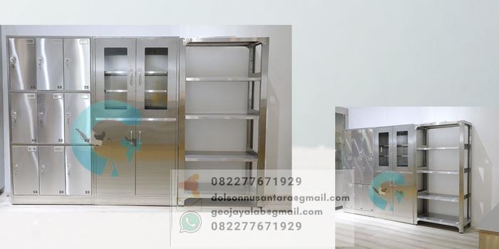 Jual Set Lemari Penyimpanan alat reagen dan Rak Laboratorium atau ...