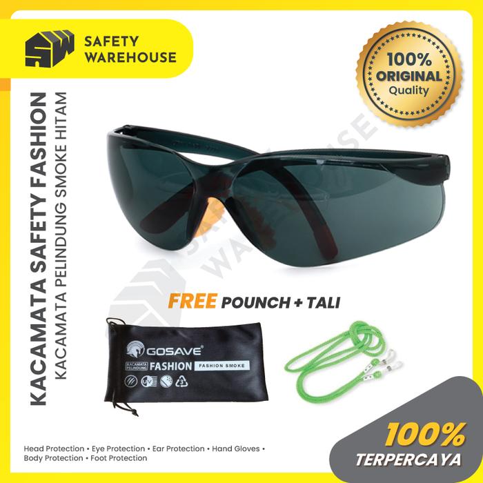 Jual Kacamata Safety Hitam Smoke Proyek Model Kings - Jakarta Barat ...