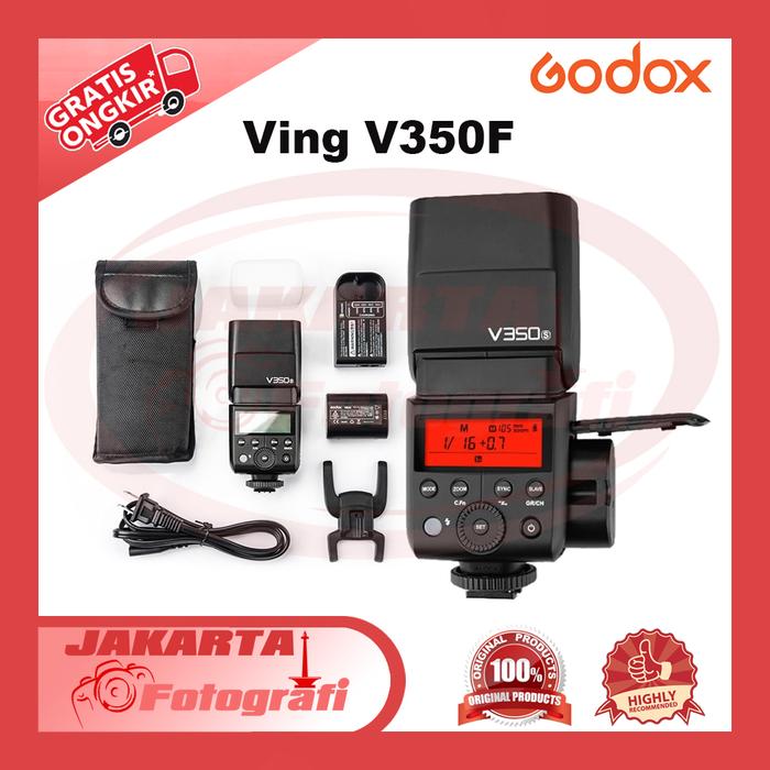 Promo Godox Speedlite Ving V350S Mini Flash V350 For Sony SHSS TTL ...