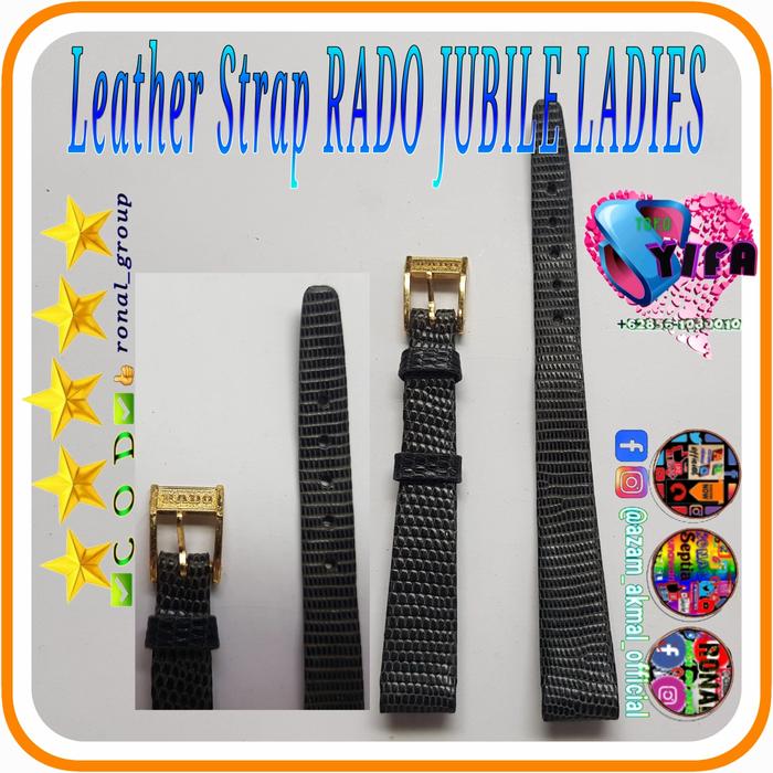 Jual TALI JAM RADO JUBILE LADIES MODEL LURUS Logo RADO ORIGINAL SWISS ...