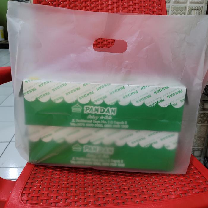 Jual Plastik box Donat HD oval pond 35x40 Brownies Kantong Plastik 500 ...