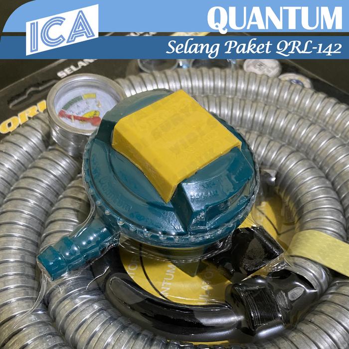 Jual [PAKET] Regulator Gas Dengan Meter dan Selang QRL - 142 Quantum ...