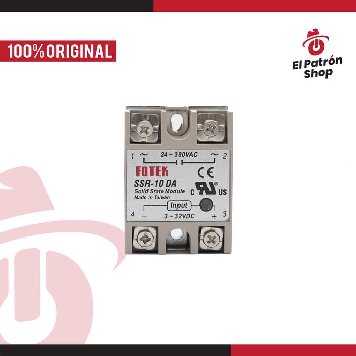 Jual FOTEK Solid State Relay SSR-10DA Fotek 10 DC to AC - Jakarta Barat - El PatronShop | Tokopedia