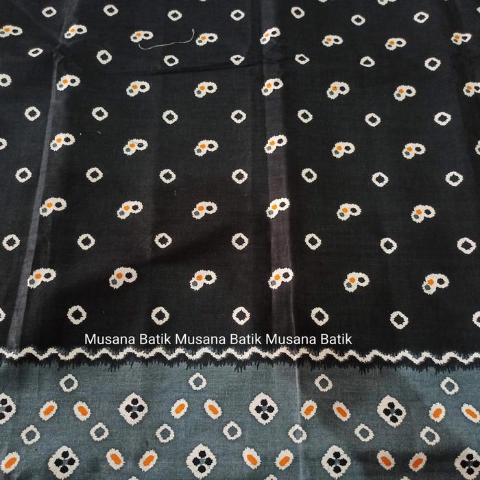 Jual kain jumputan batik jumputan bahan baju kebaya HMT - Biru - Kota ...