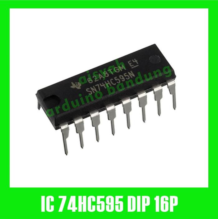 Promo 74HC595 74HC595N DIP-16 8 BIT SHIFT REGISTER IC - Kota Bandung ...