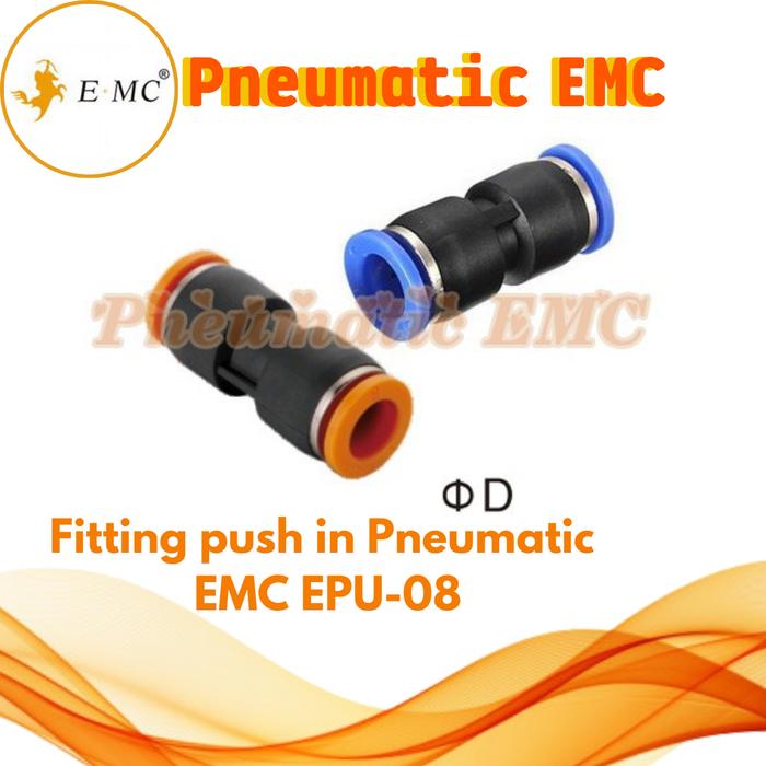 Jual Fitting push in Pneumatic EMC EPU-08 - Jakarta Barat - Hydraulic ...