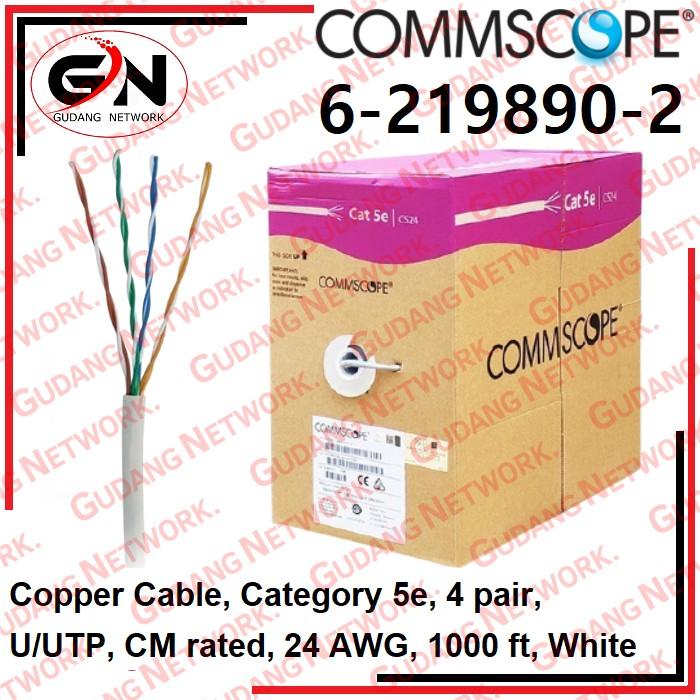 Jual Kabel UTP Cat5 / cat5e / cat 5e / kabel data cat 5 AMP Commscope ...