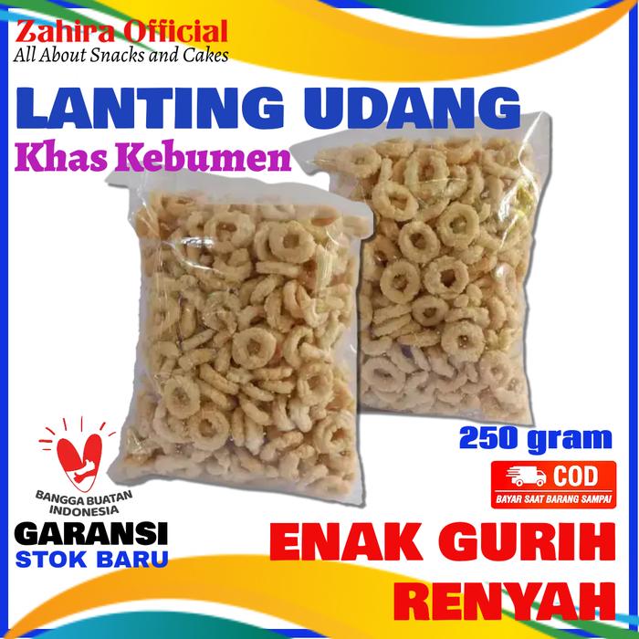 Jual Oleh-oleh Kebumen Snack Klanting Lanting Udang Original Kemasan ...